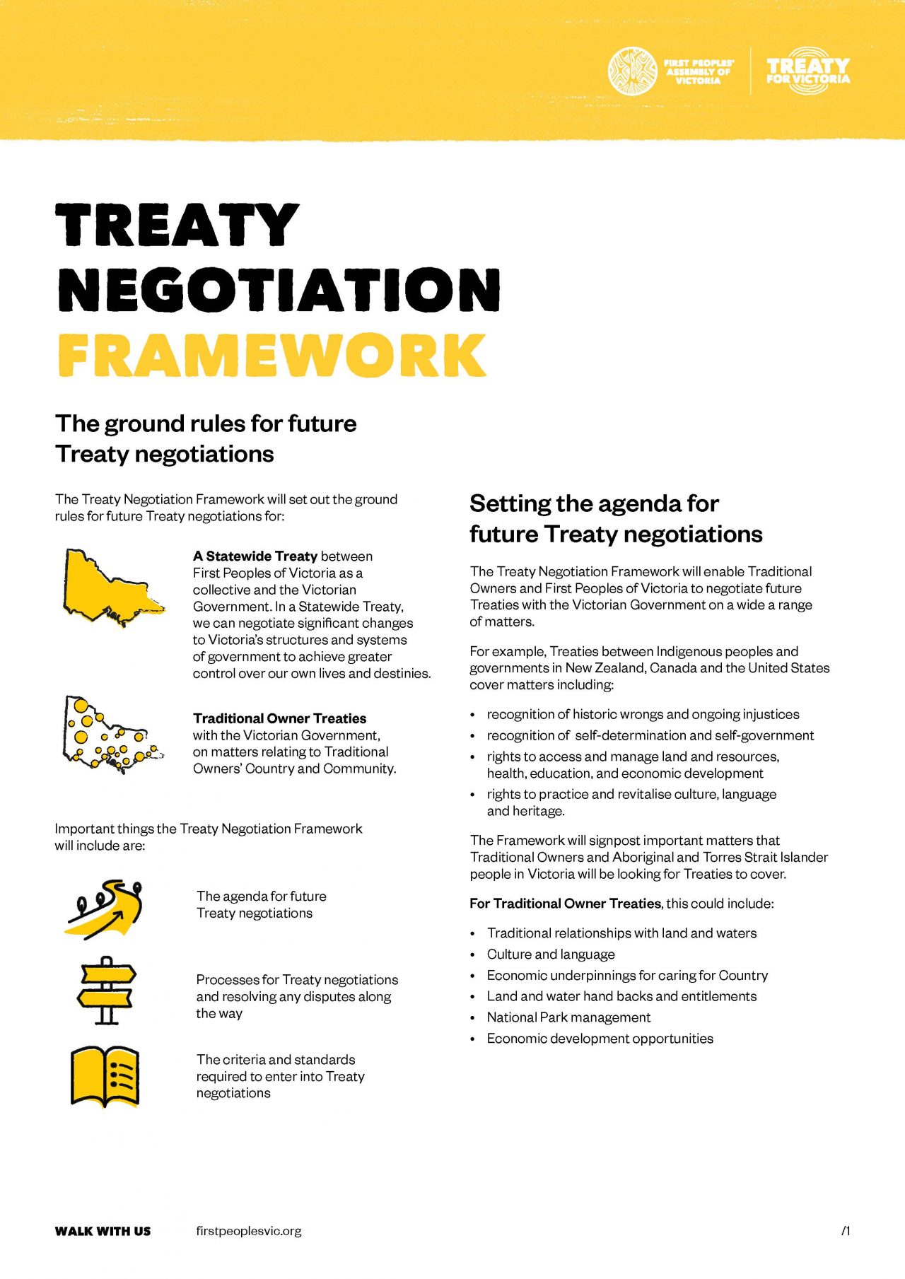 Treaty Negotiation Framework Fact Sheet — First Peoples’ Assembly of ...