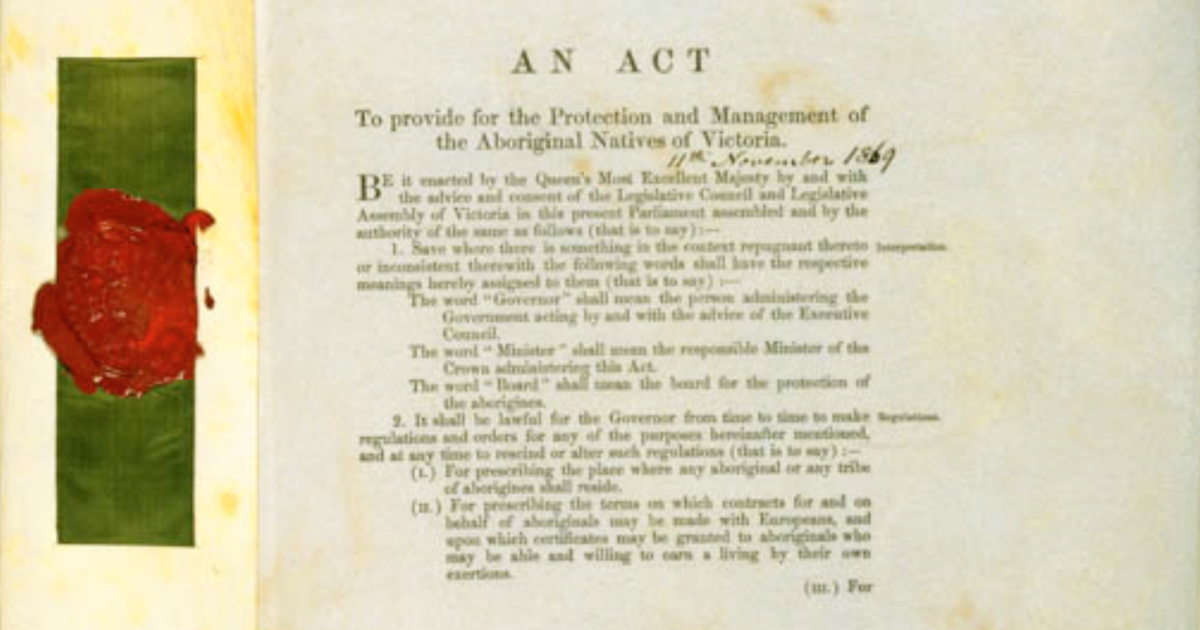 Reflecting on the anniversary of the Aboriginal Protection Act — Marcus ...